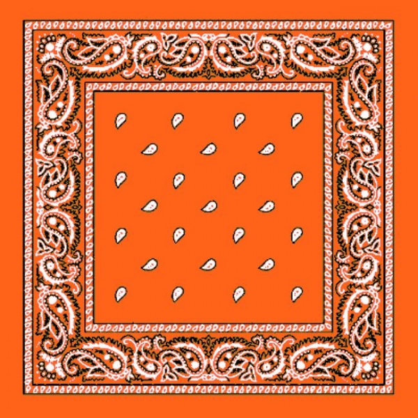 Orange Bandanas Paisley |Bandanas Australia